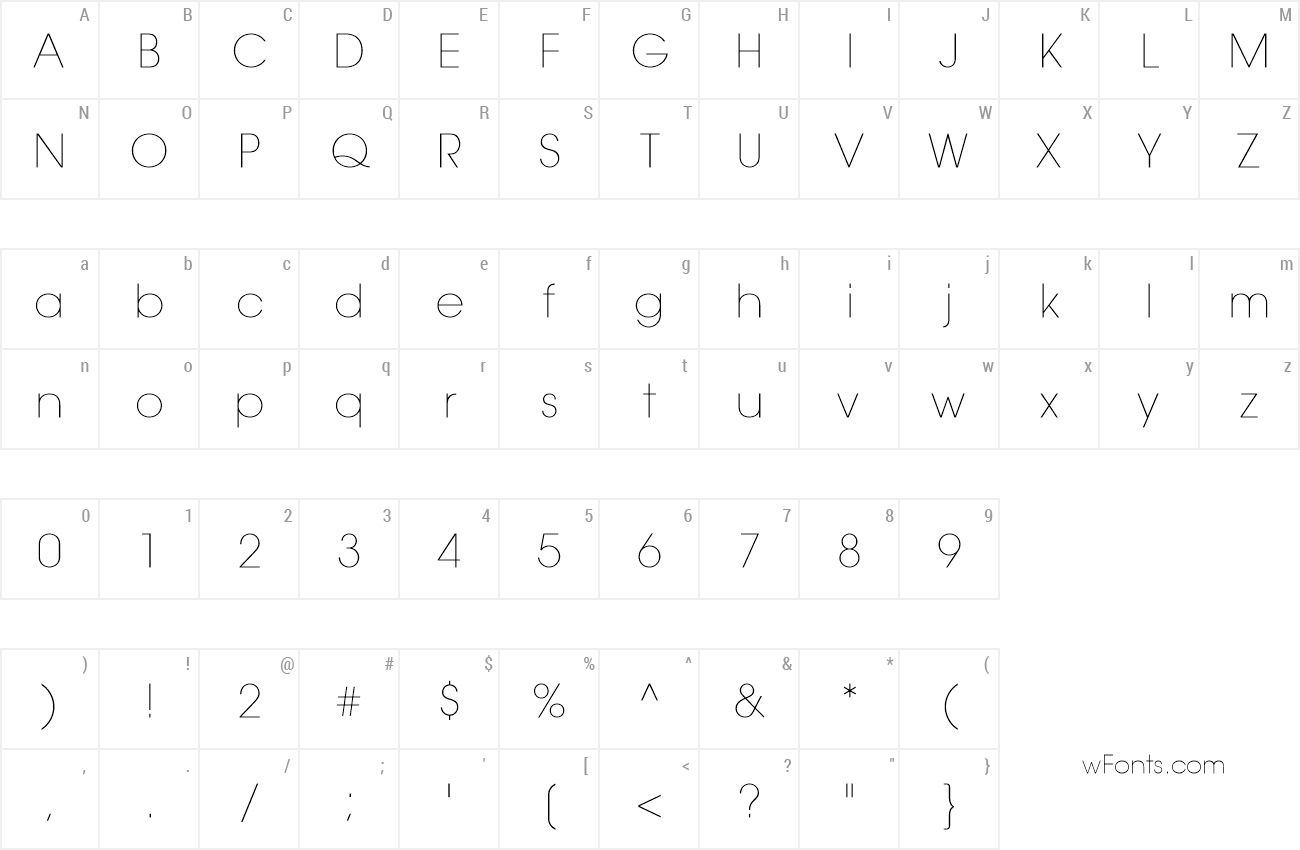 Trendex Light SSi Font