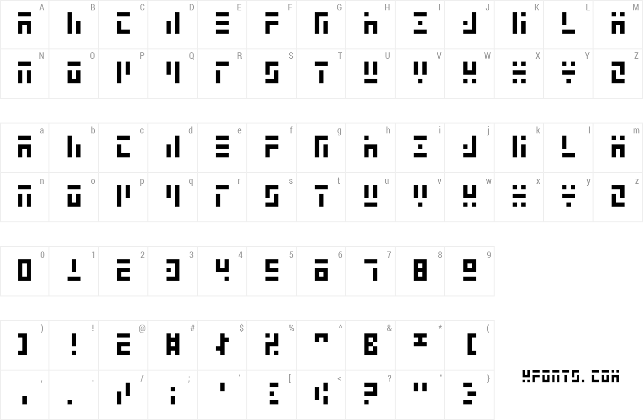 3t3-5x3 Font