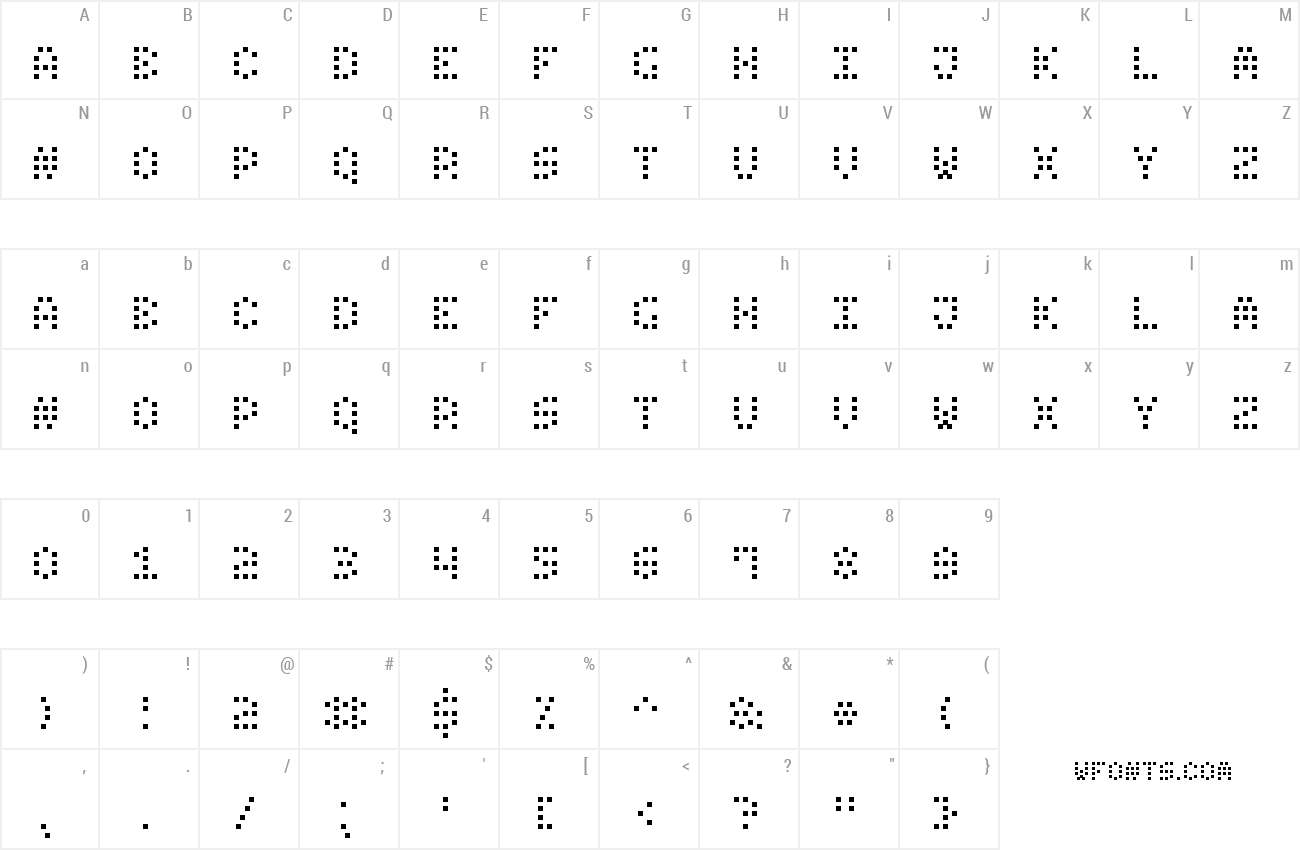 Small Dot Digital 7 Font