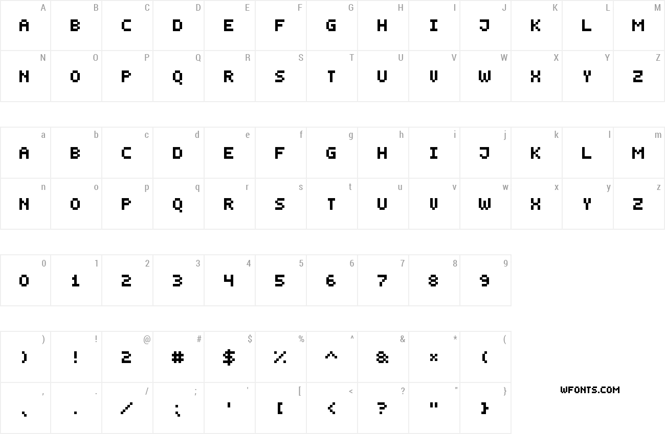 Smallest Pixel 7 Font