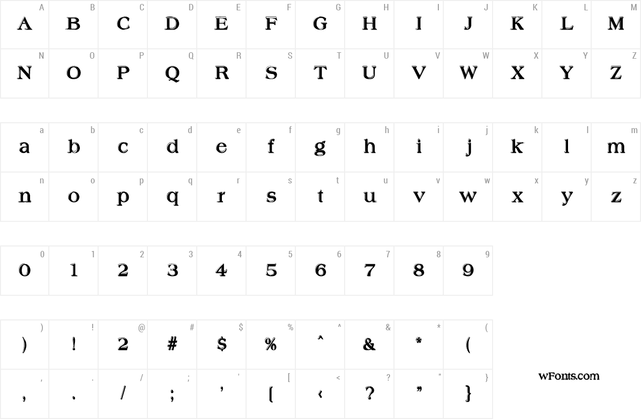 Offset Font
