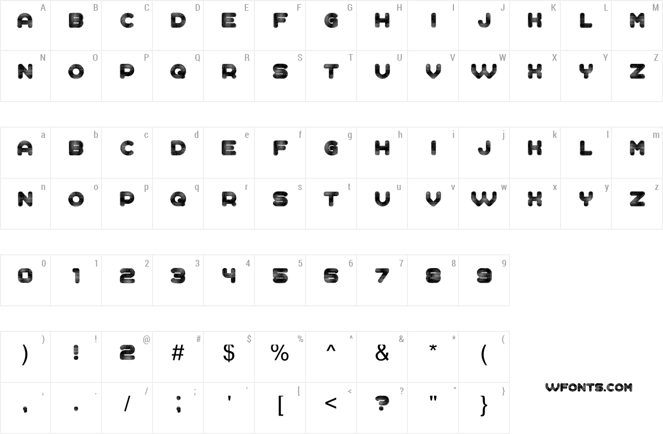 Demonstration Font