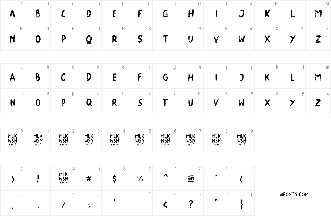 Unknown Secret Font