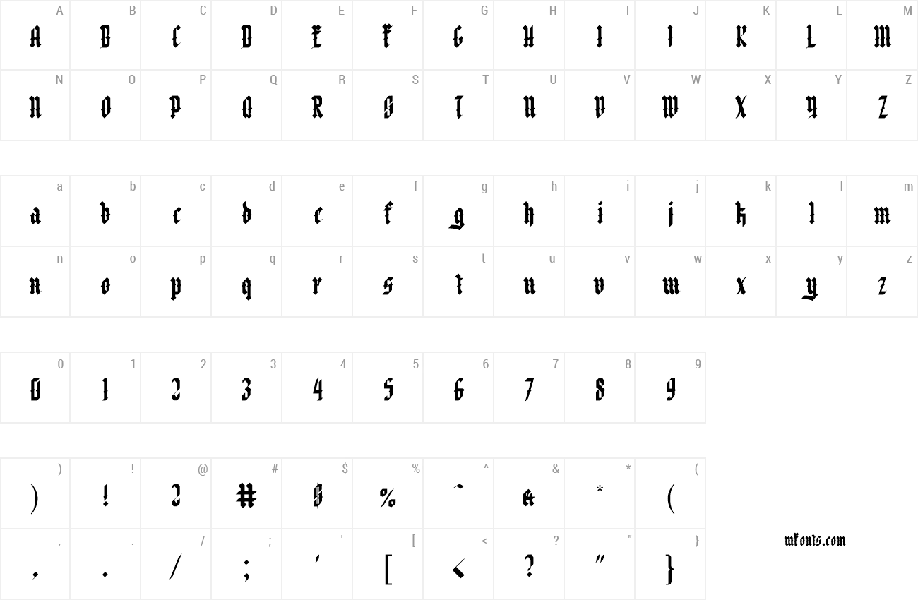 Font Negra Font