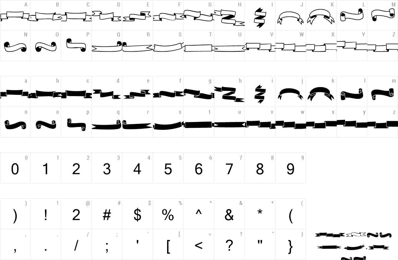 MF 26 Banners Font