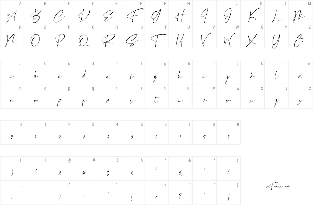 Estrada Signature Font