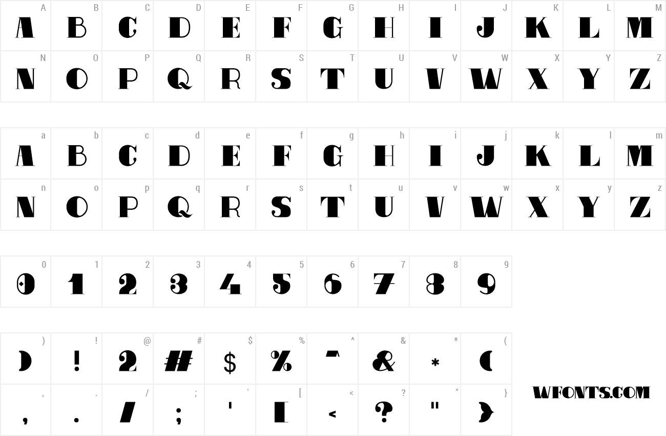 Metal Plate Font