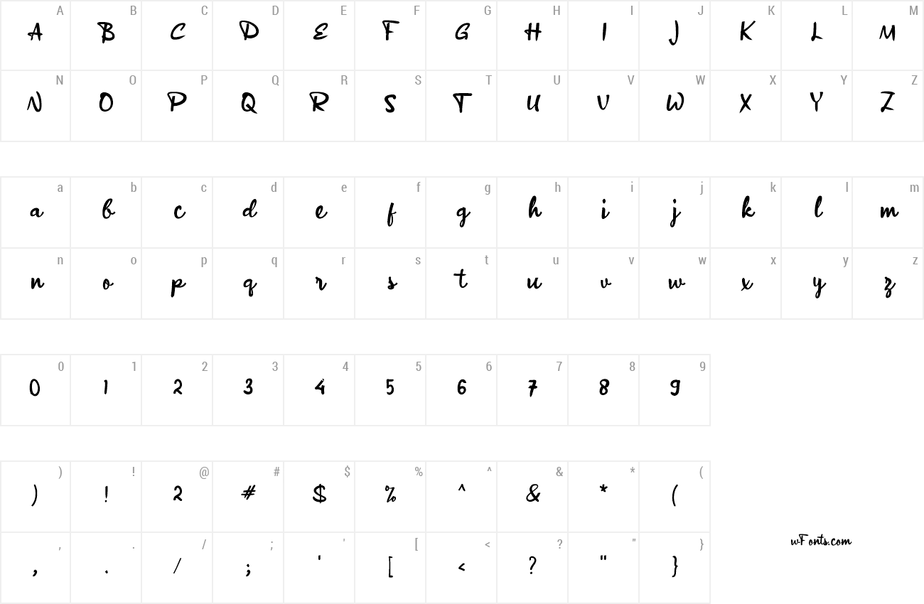 A Affirmation Font
