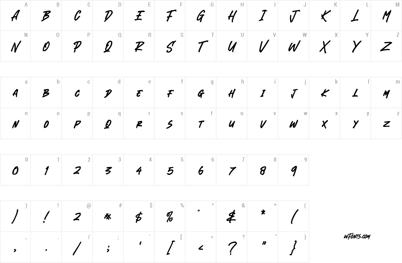 Blank River Font