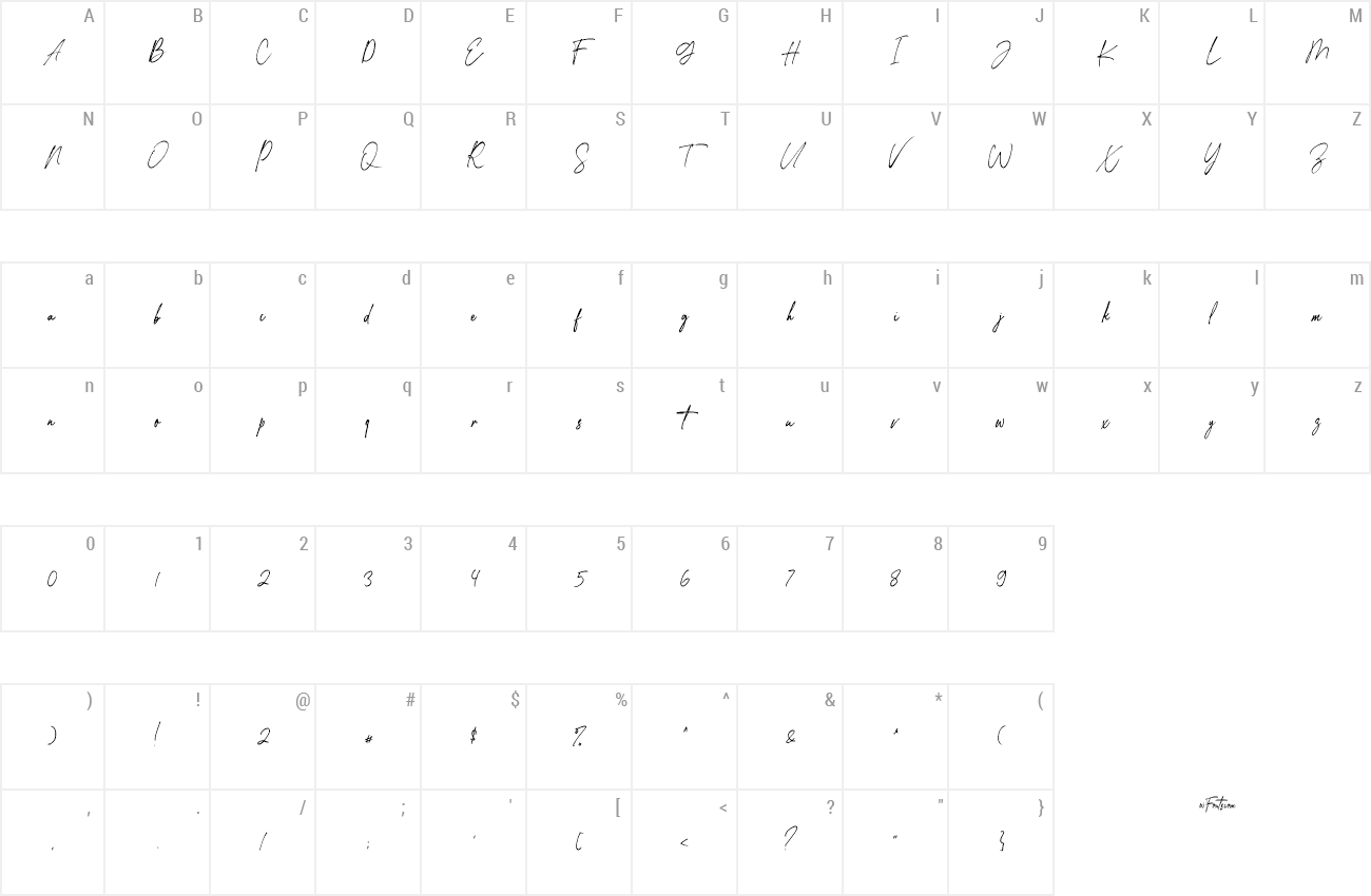 Styled Bright Font
