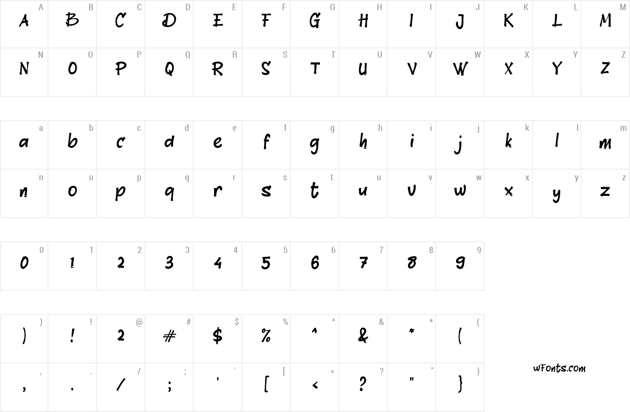 B Bawa Kipas Font