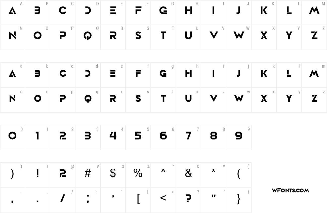 Movement Font