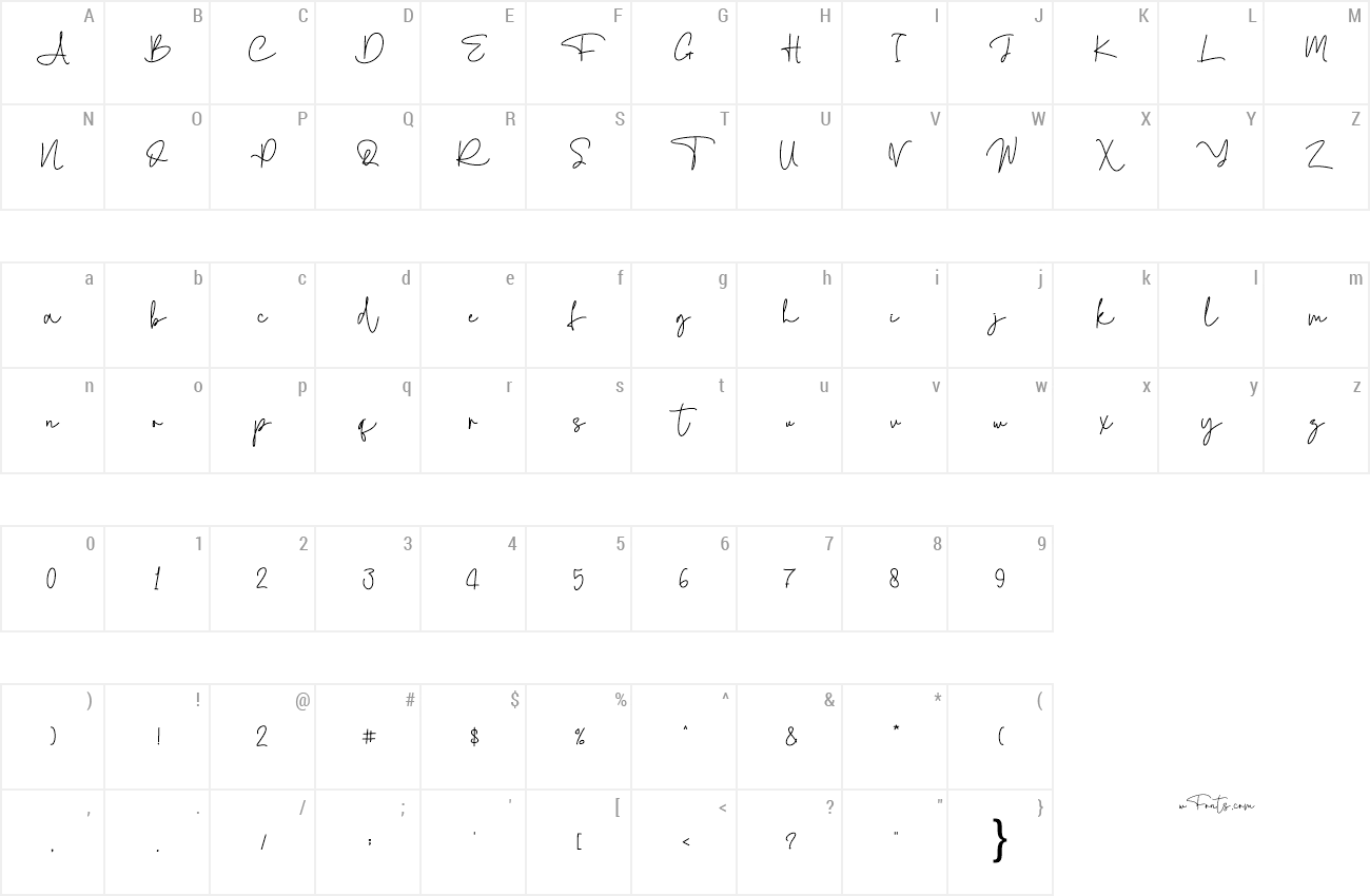 Michael Signature Font