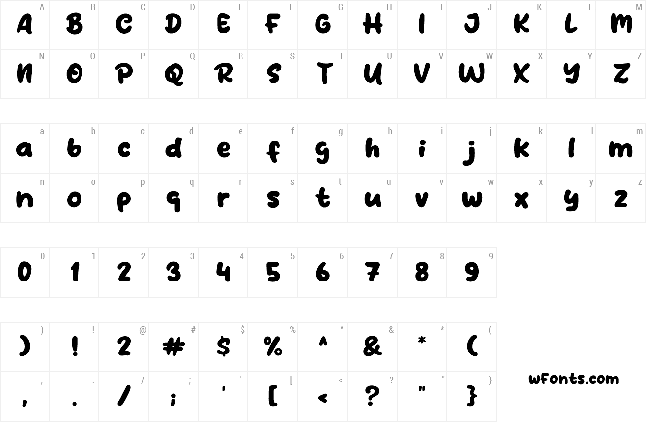 Clap Hand Font