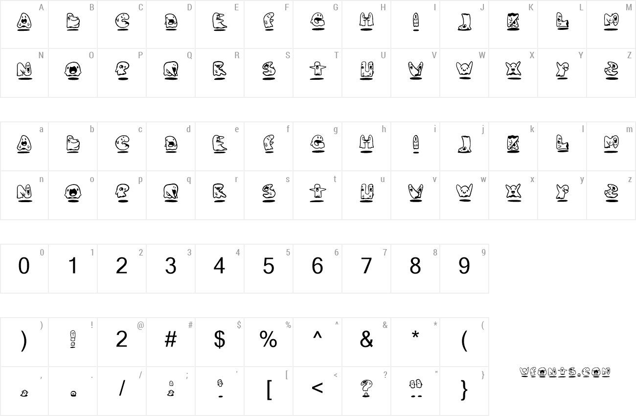 Ghosties Font