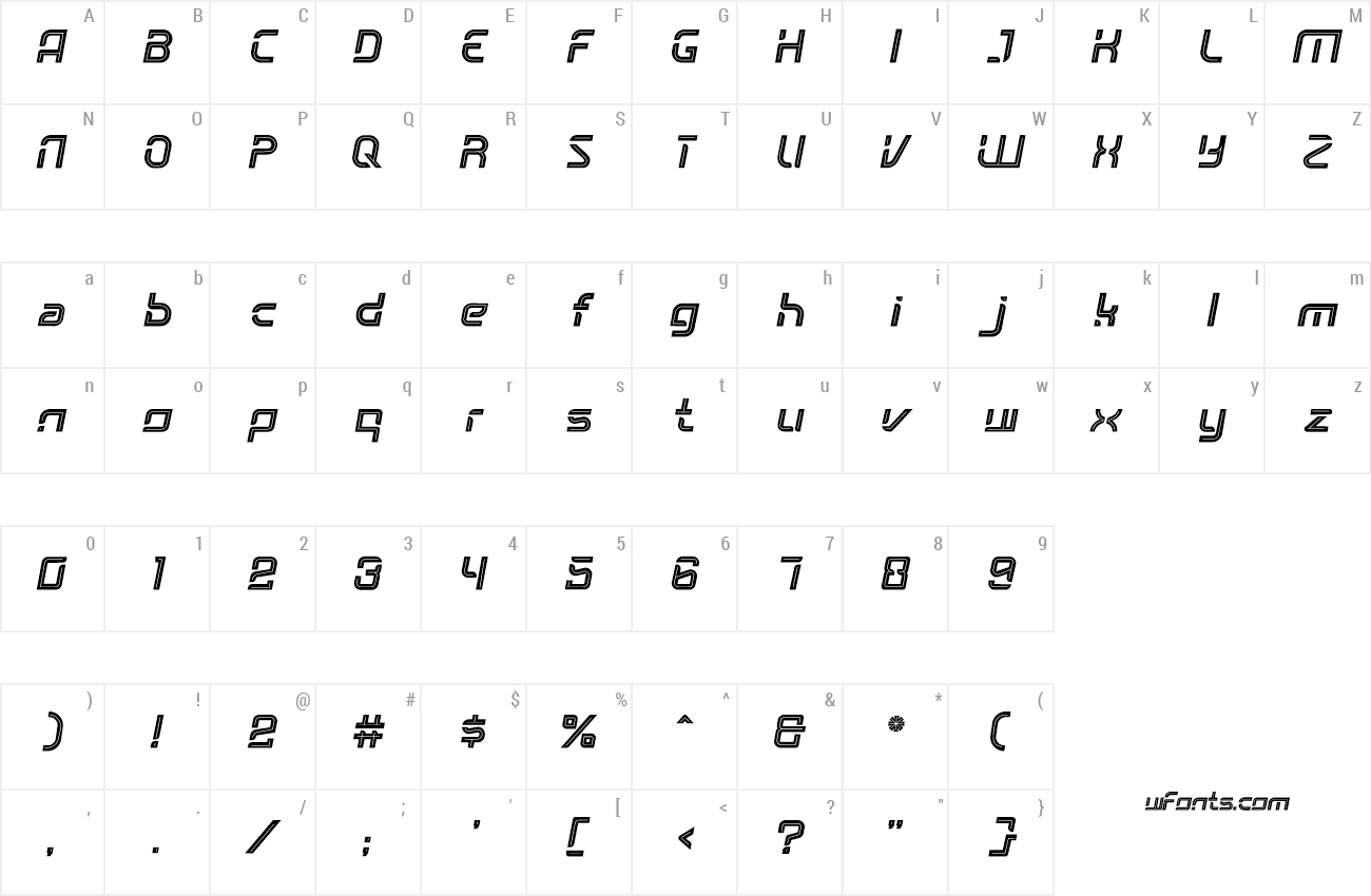 Outer Frontier Font