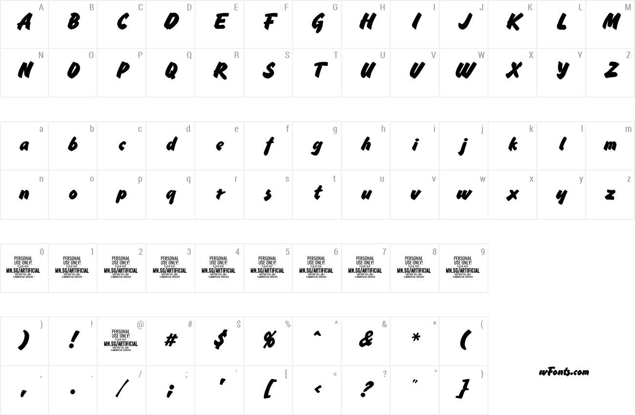 Artificial Intelligence Font