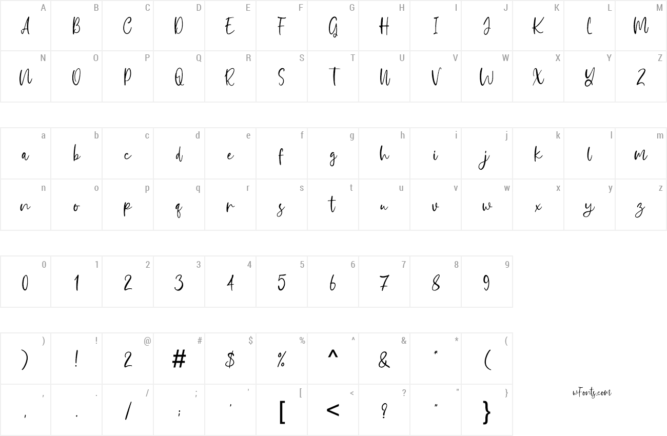 Carolina Smile Font
