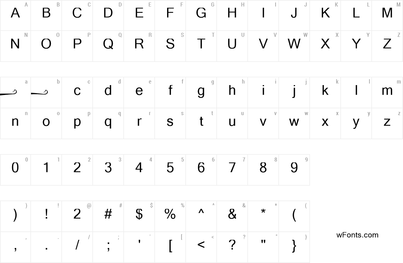 Flatland Font