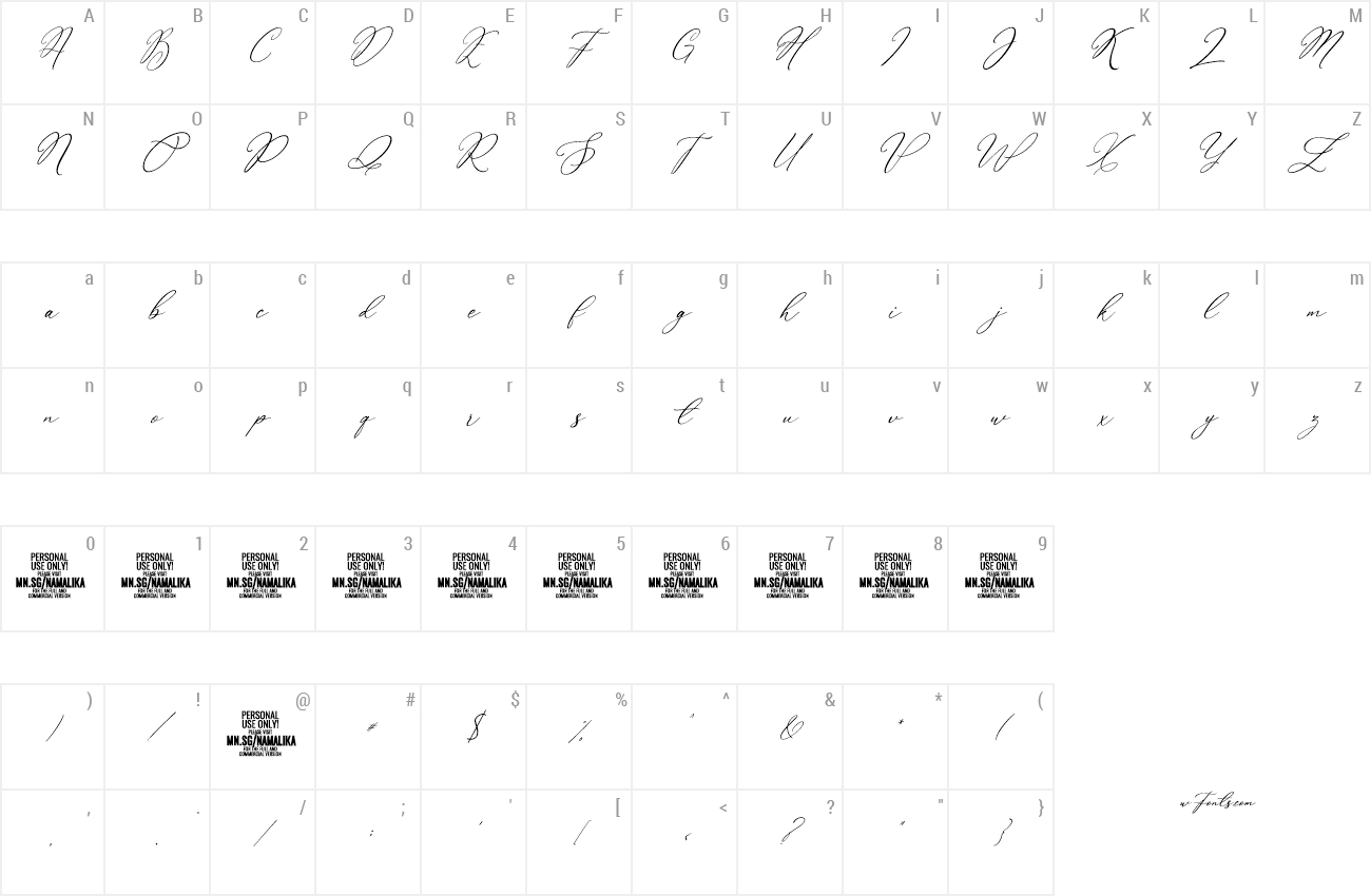 Namalika Font