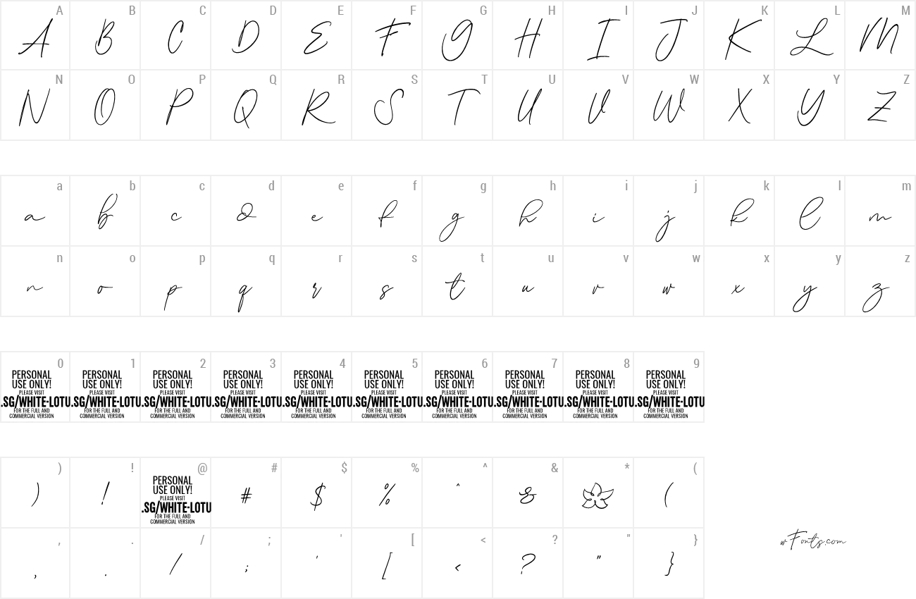 White Lotus Font