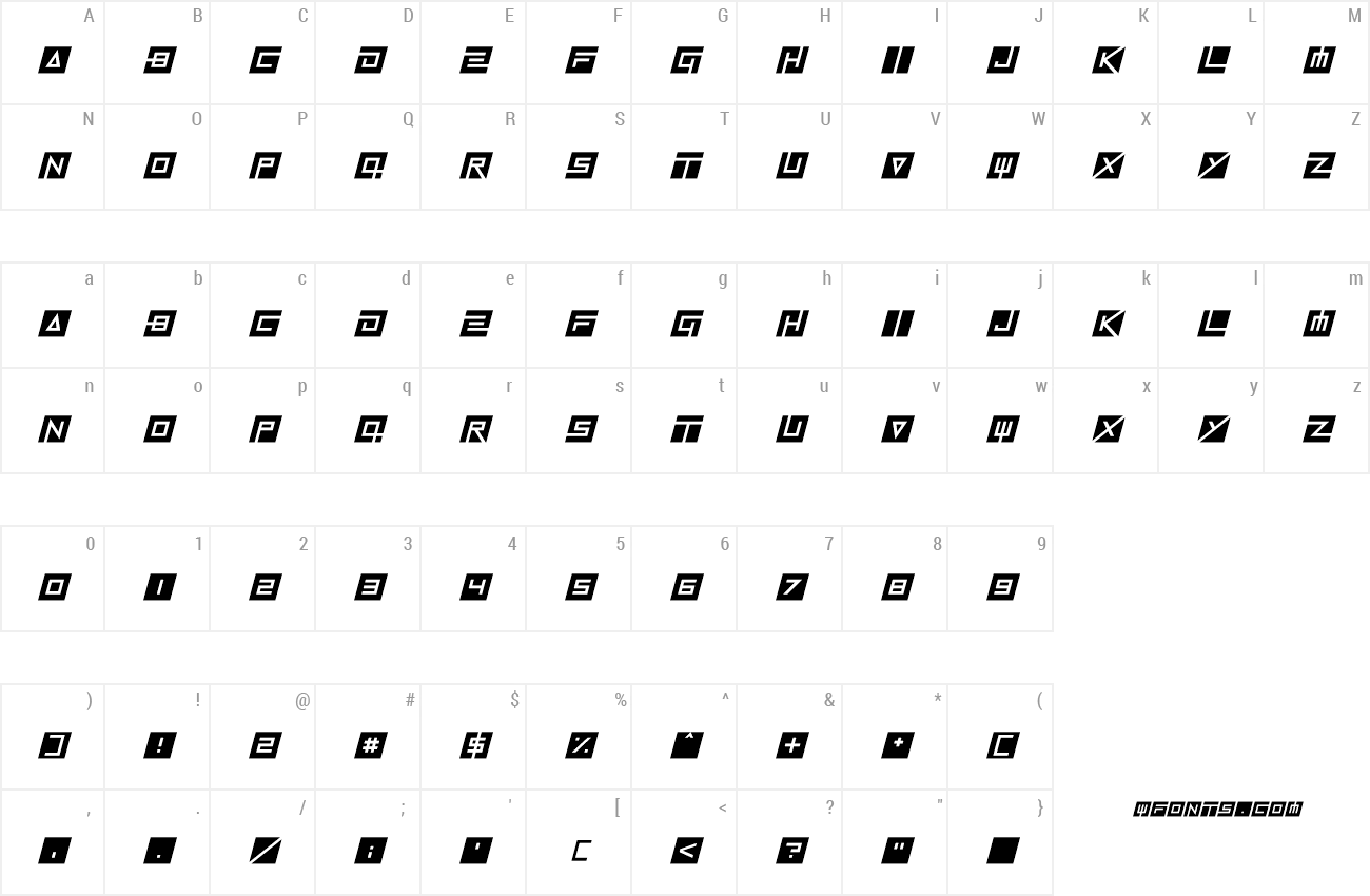 Unknown Galaxy Font