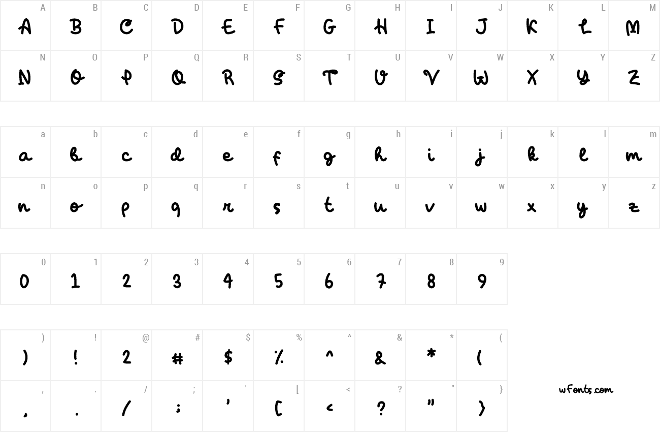 Mangatha Font