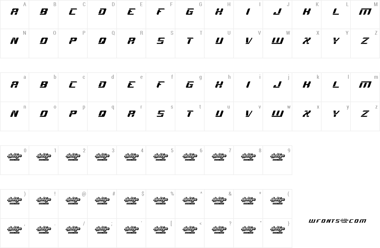 Sprint Race Font