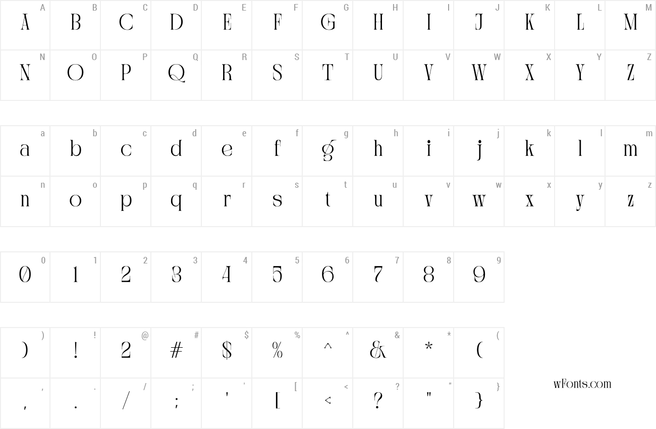Crescent Slim Font