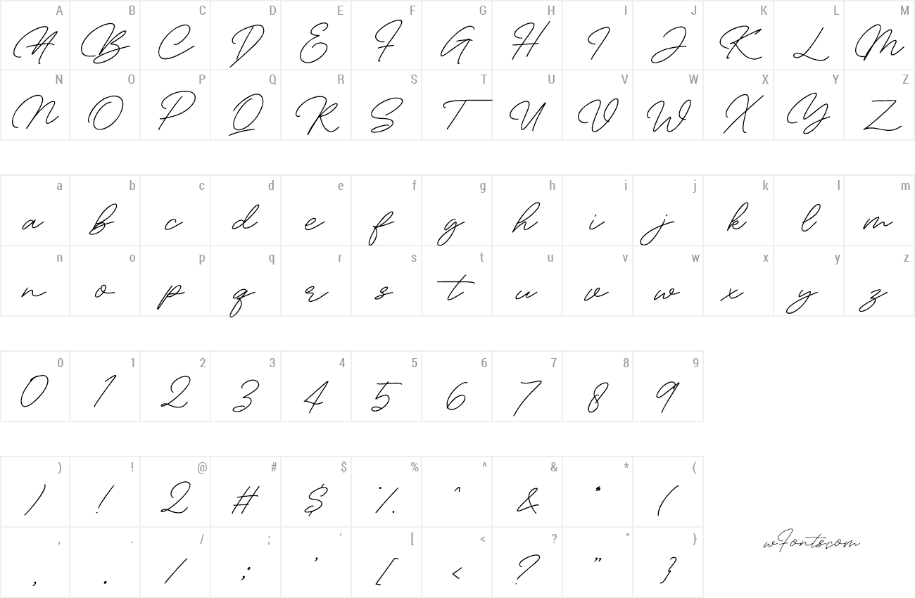 Bambang Signature Font