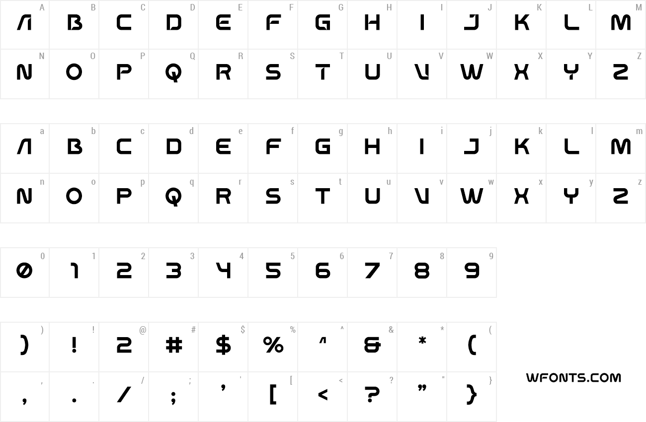 Project 9 Font