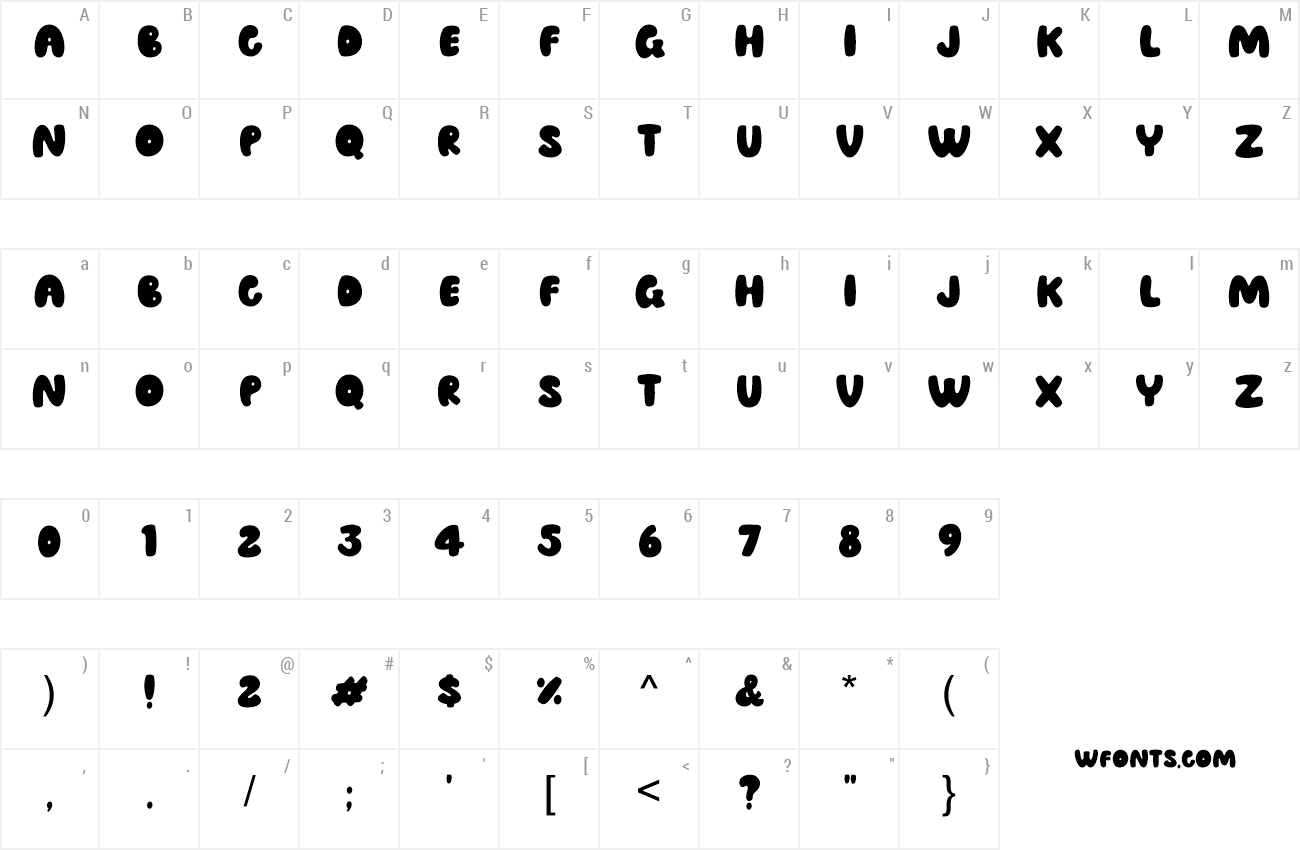 Speed Bubble Font