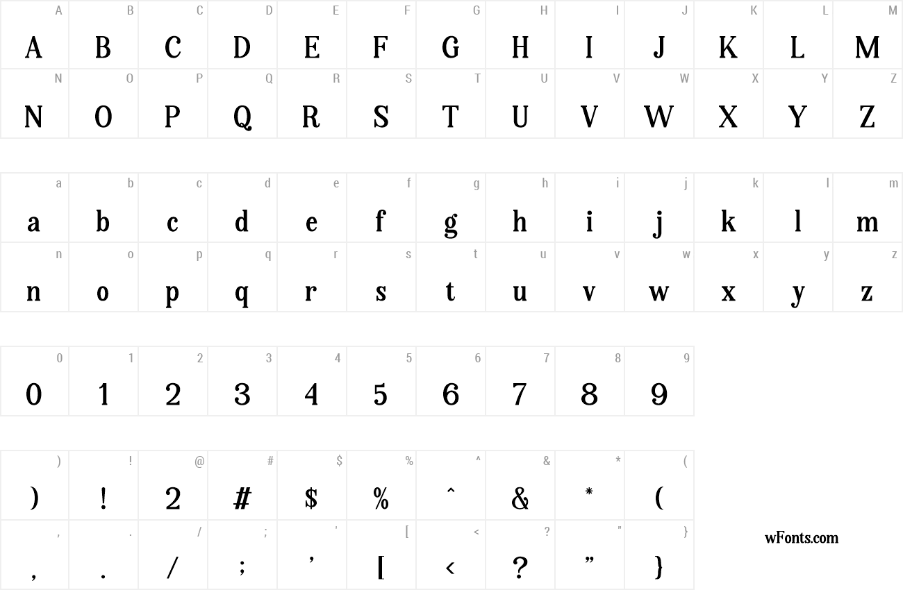 The Abstrack Font