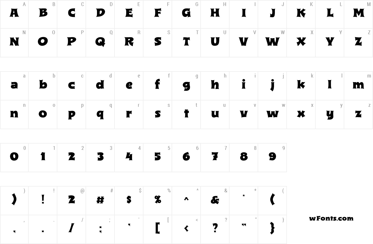 Rough Villain Font