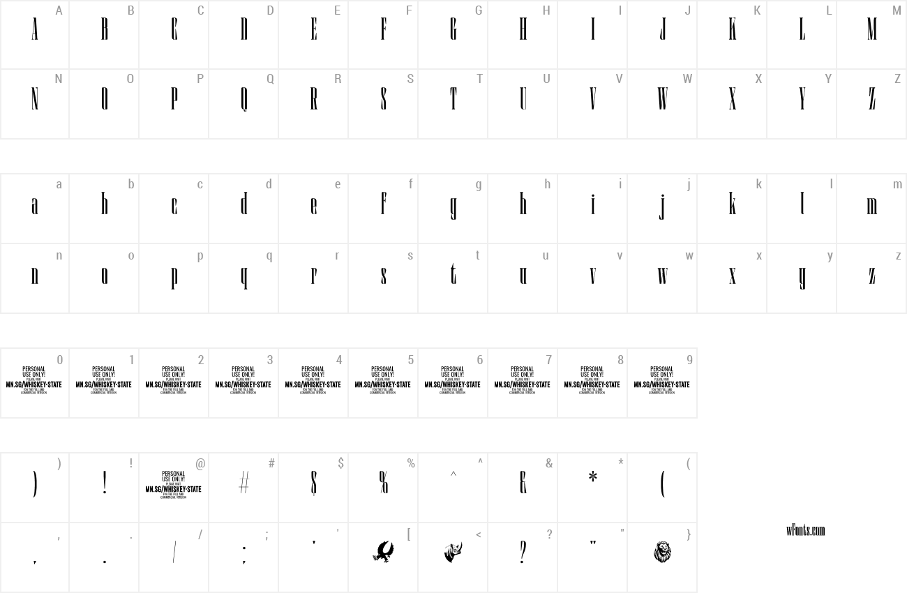 Whiskey State Font