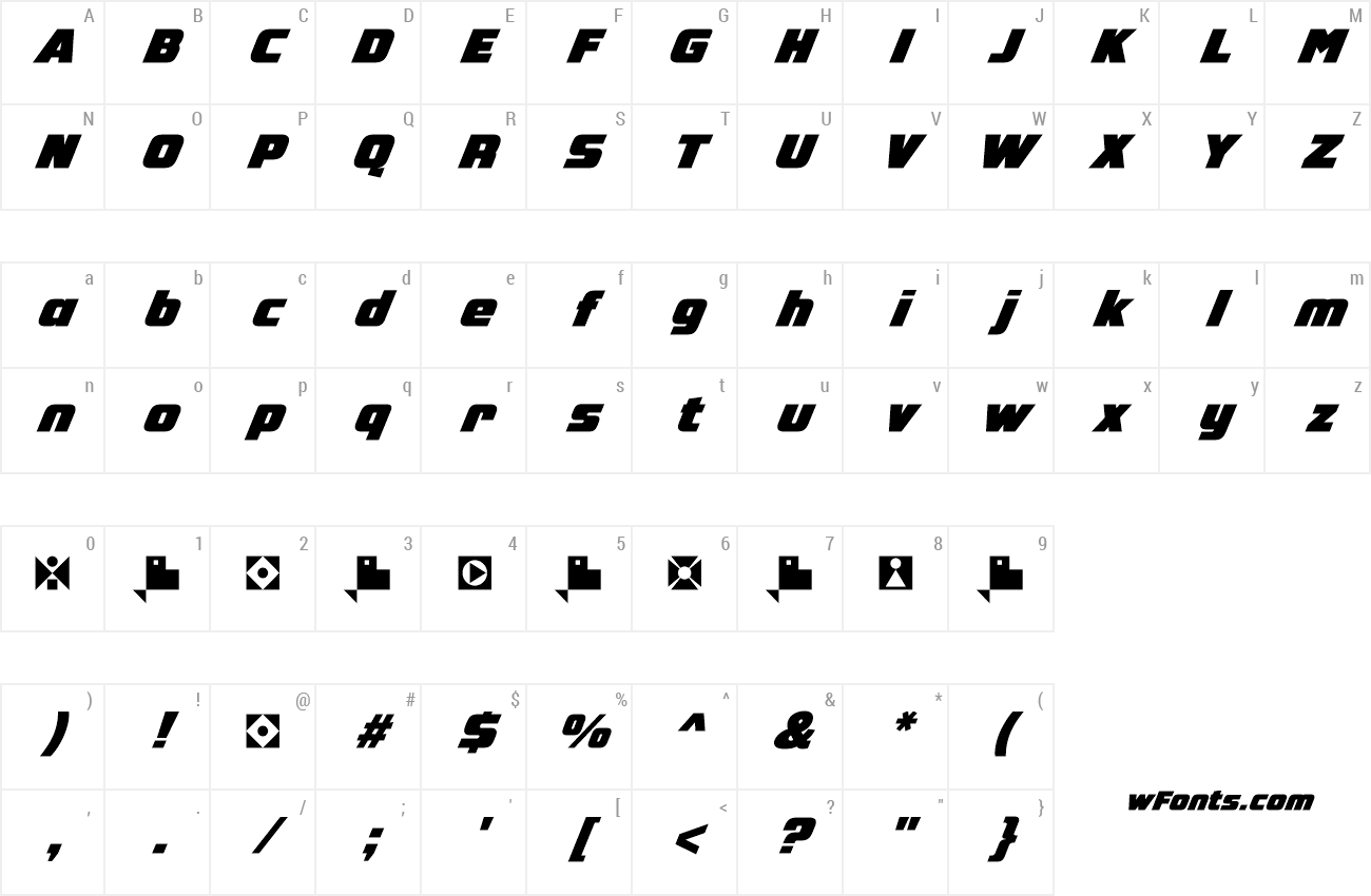 GEOspeed Font