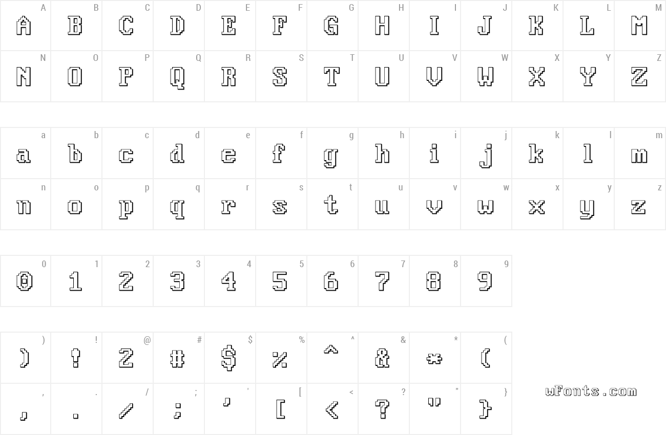 Good Old DOS Font