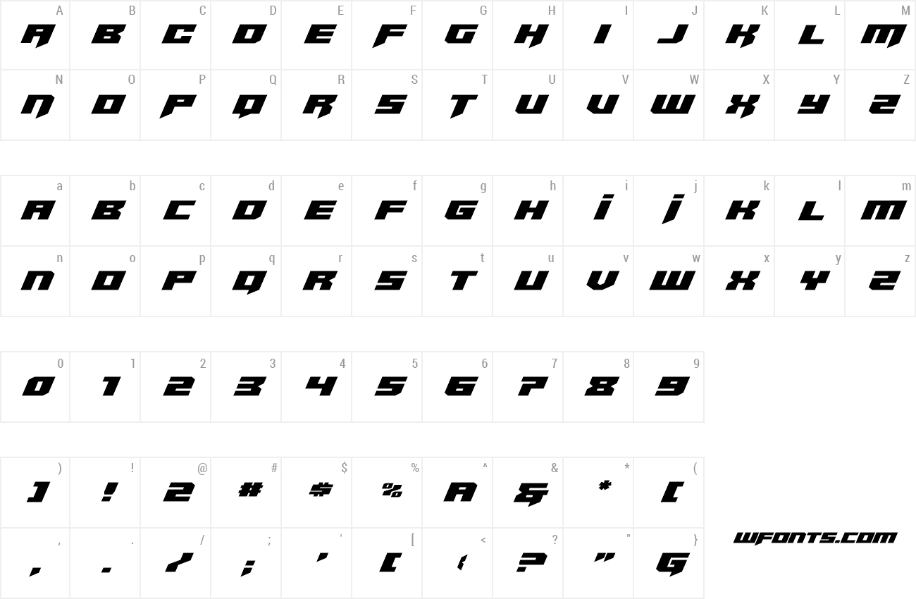 Bridge Officer Font