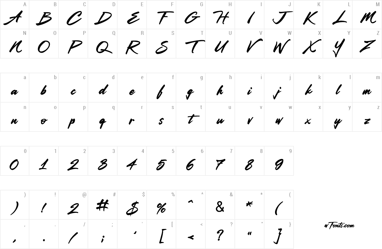 The Constellation Font