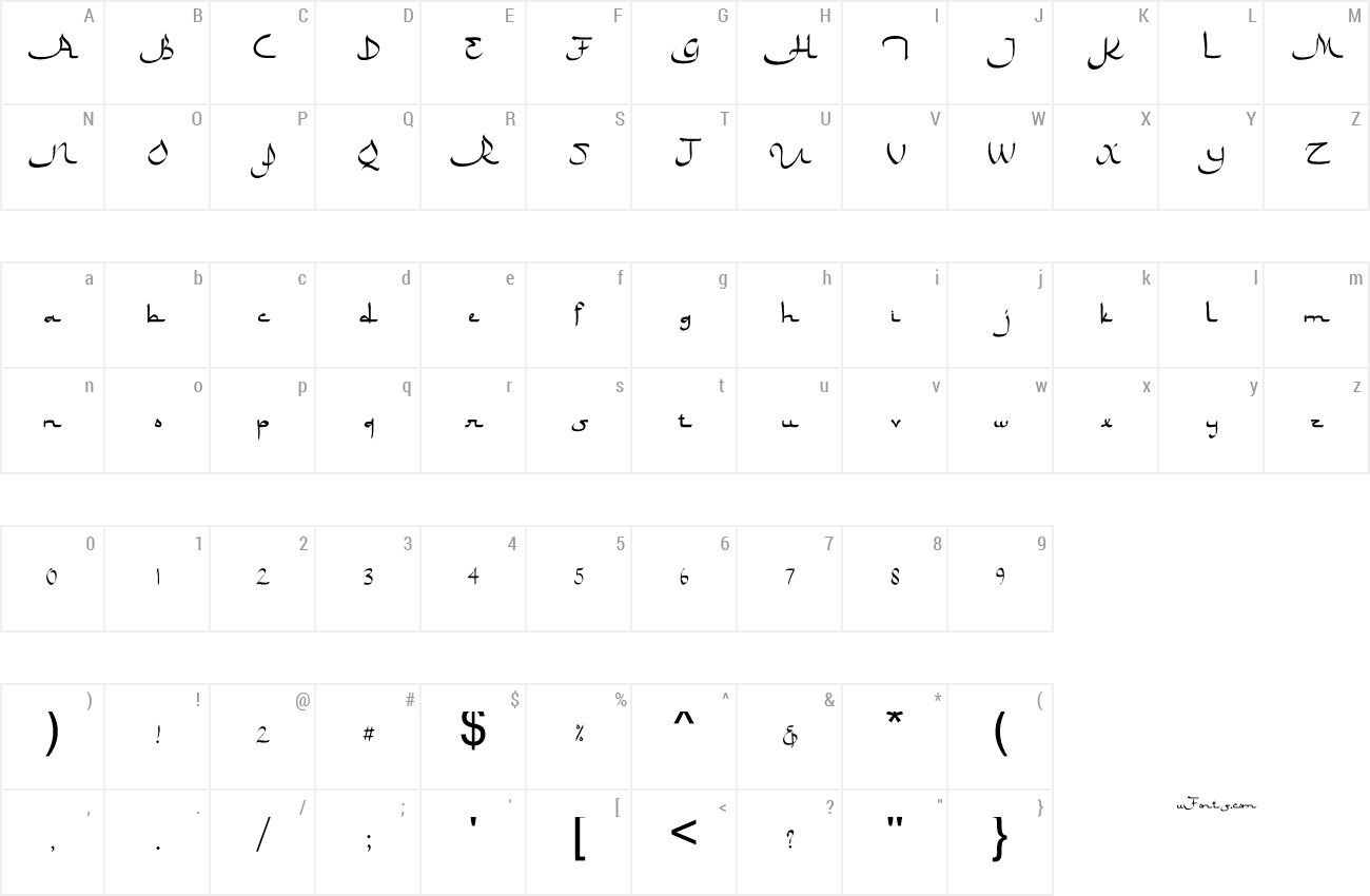 Bulan Ramadhan Font