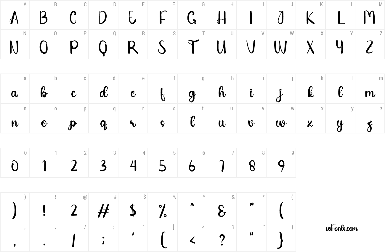 Flat Font