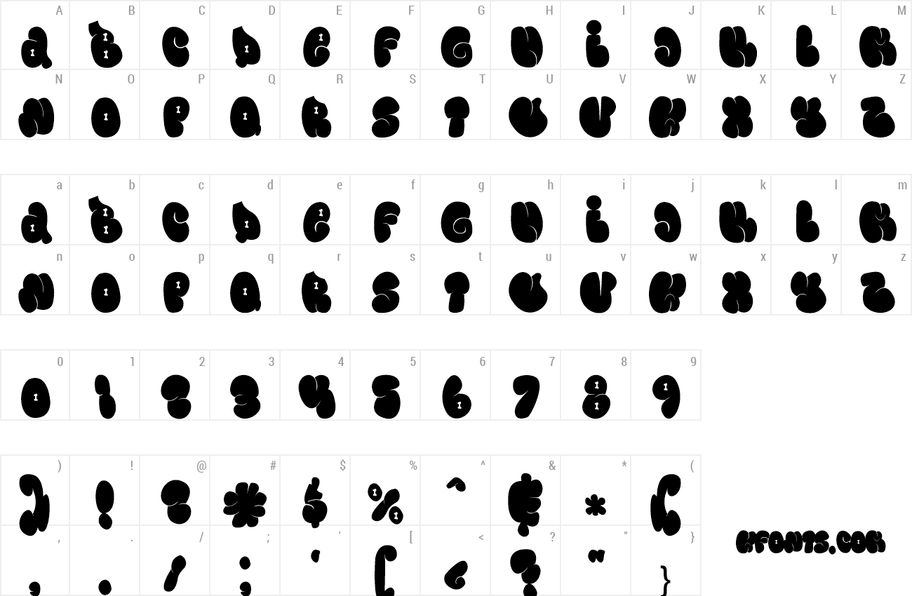 Monk Bones Font