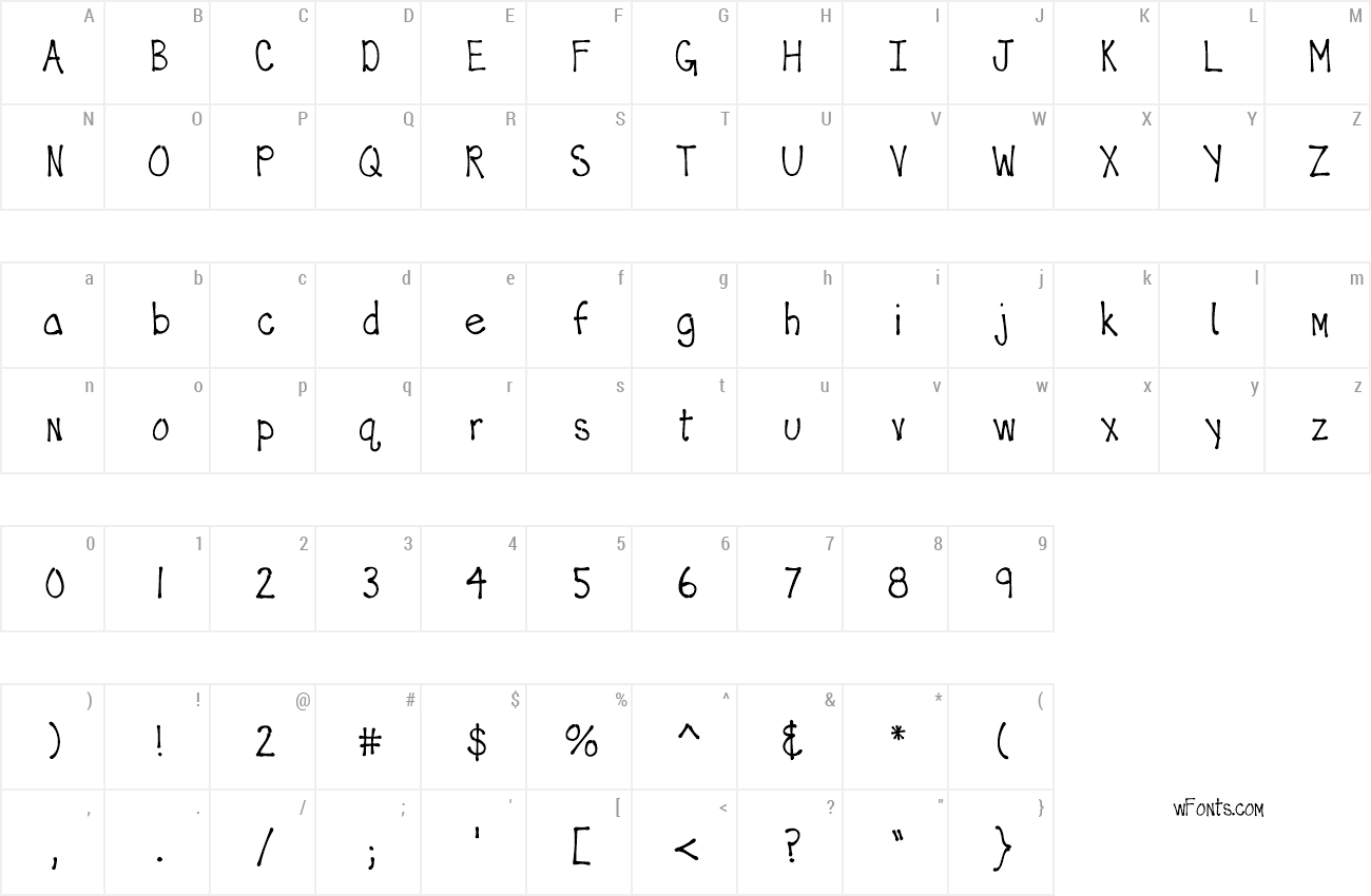 Skinny Bone Font