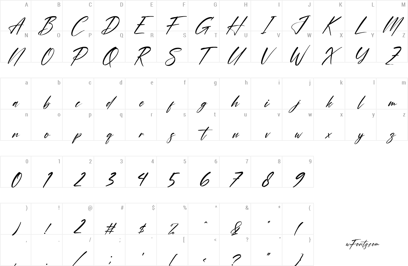 Hirarki Signature Font
