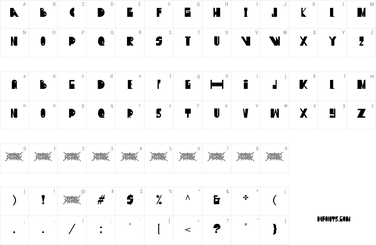 TF Nukes Font