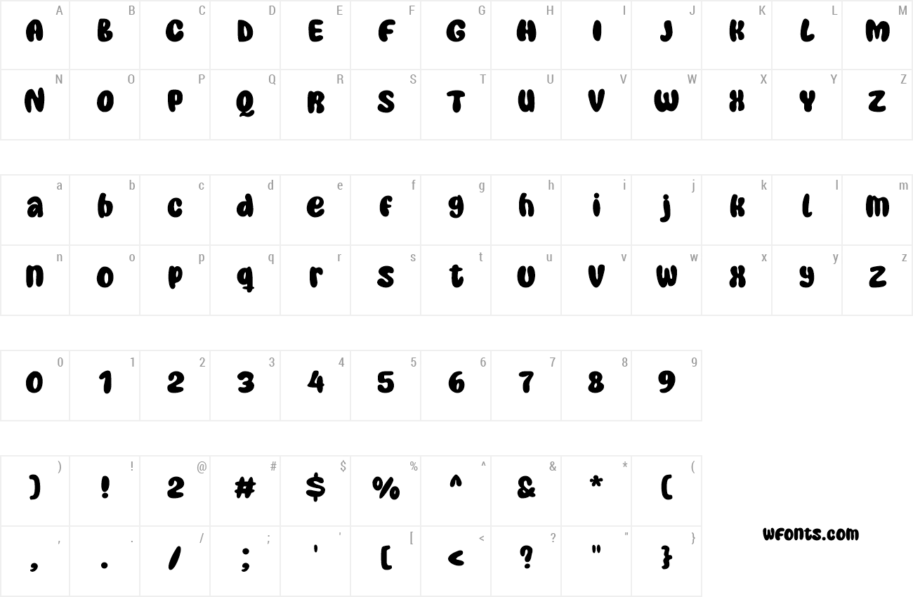 Super Bubbly Font