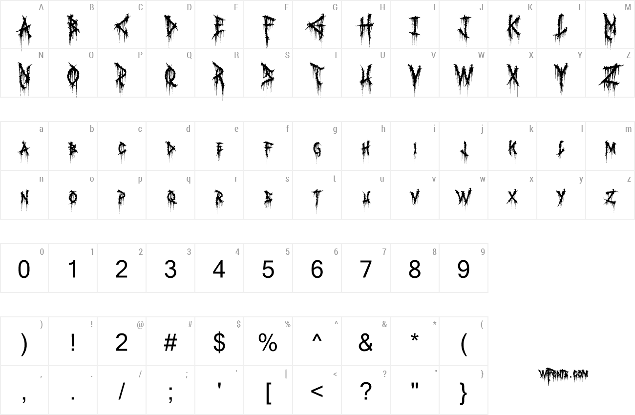 Bloody Hell Font