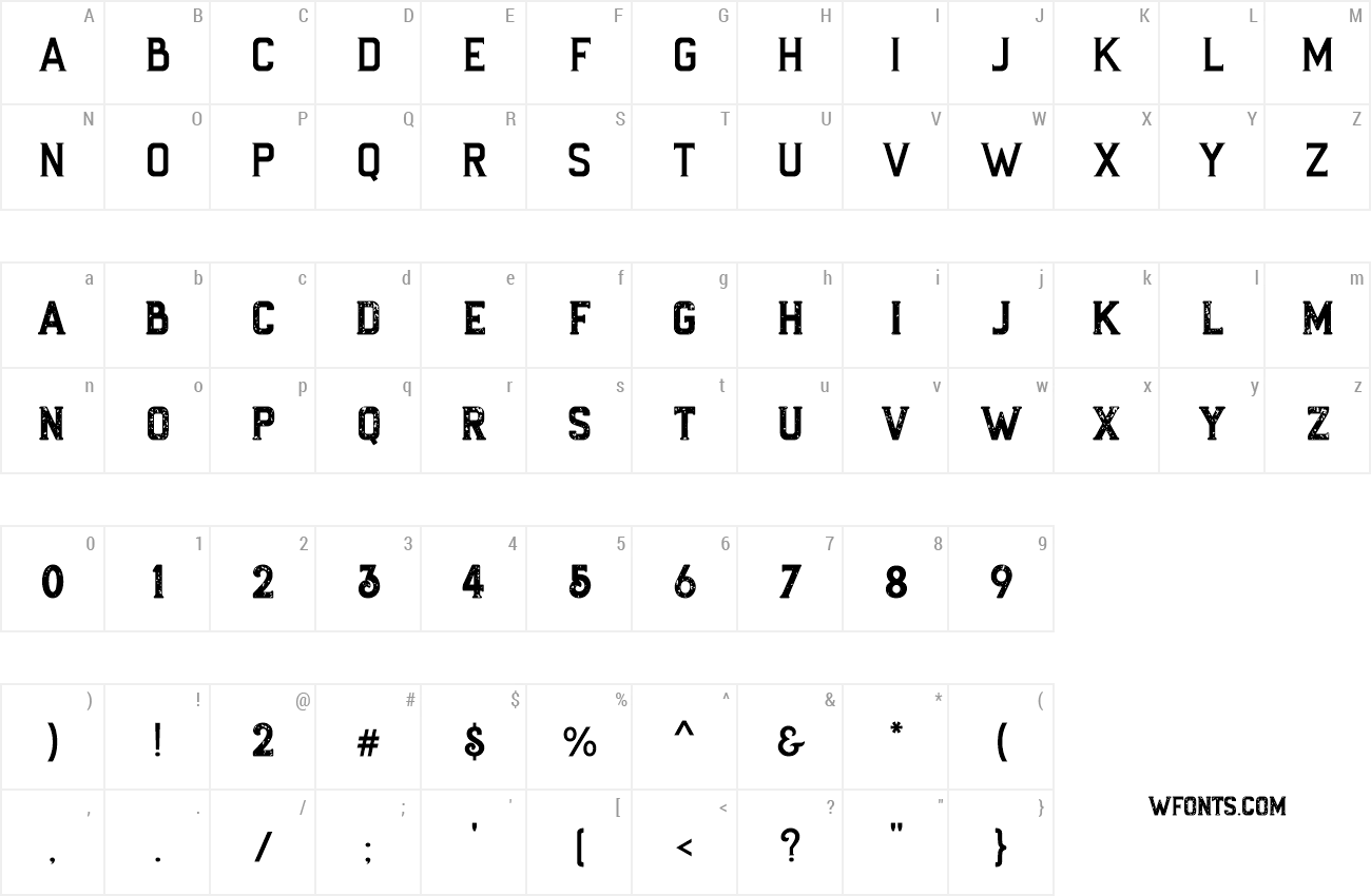 Rough Flannel Font
