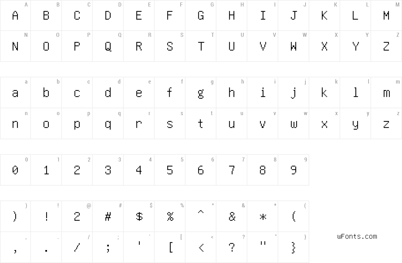 Unifont Ex Mono Font