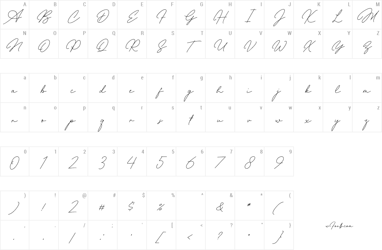 Allena Signature Font